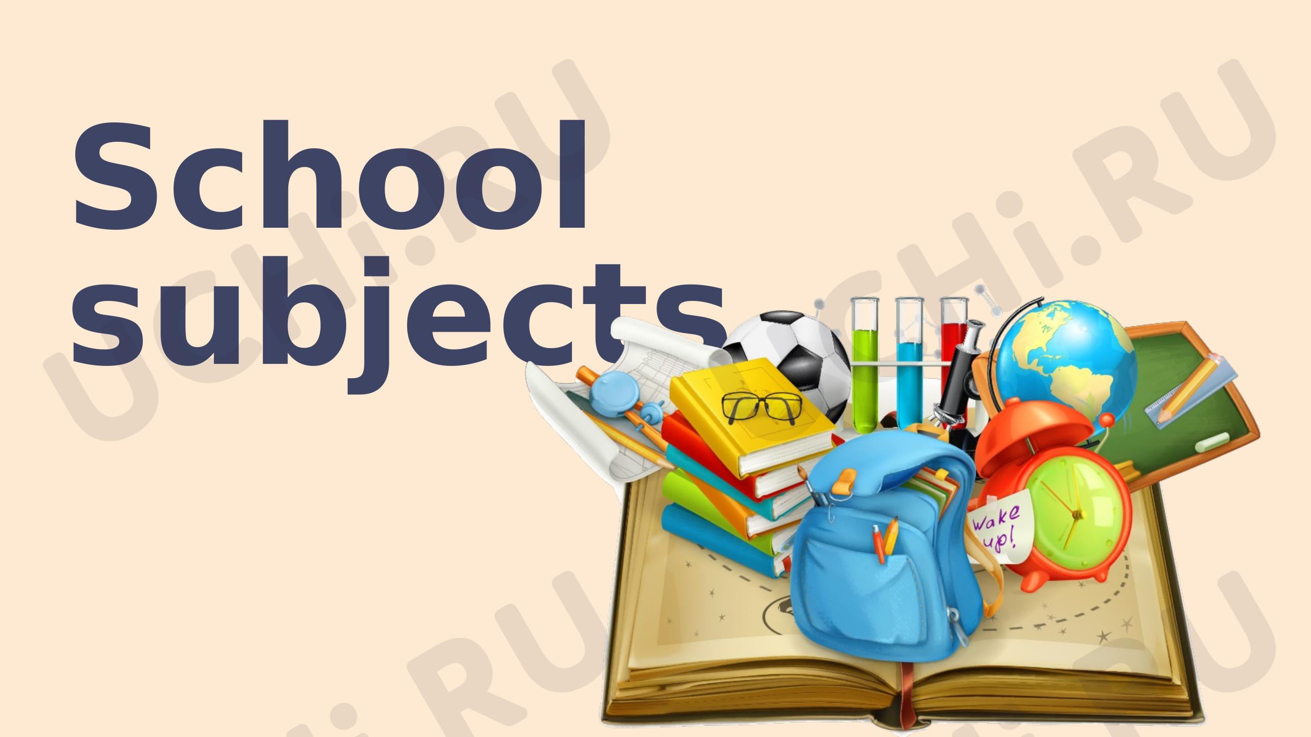 📈 Презентация №14 по теме “Презентация к уроку английского языка по теме: "School subjects" 3 ...